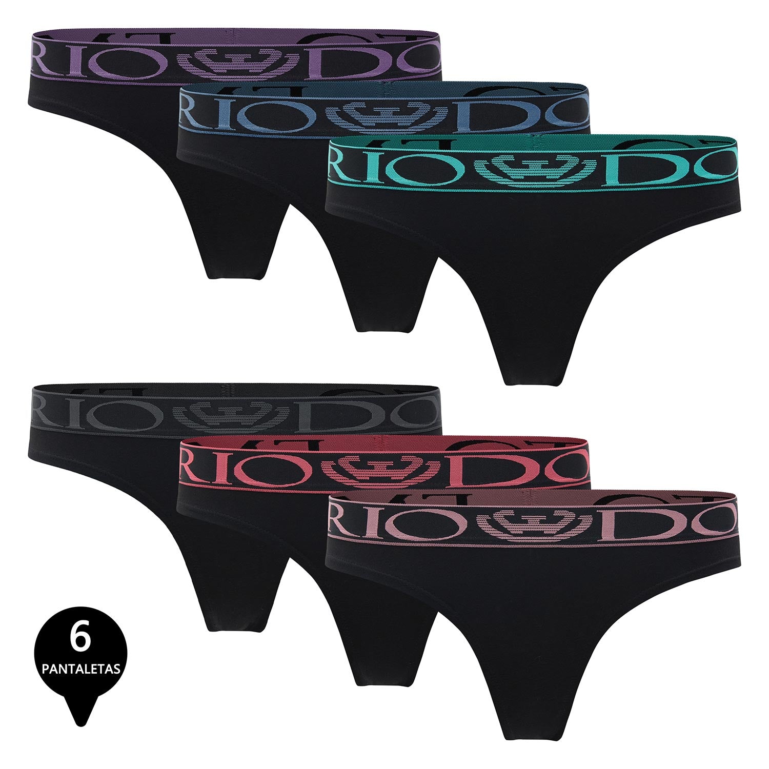 Pack de 6 Calzones Colaless Algodón Mujer – GIOVACCHINO